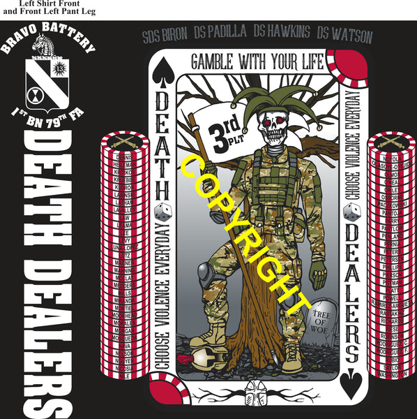 Platoon Items BRAVO 1st 79th DEATH DEALERS 3rd PLATOON AUG 2025 GRADUA ...