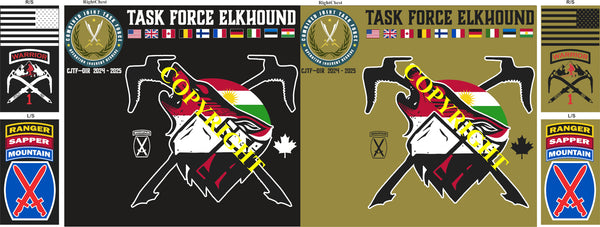 Task Force Elkhound Design 2 | armyteeshirts.com