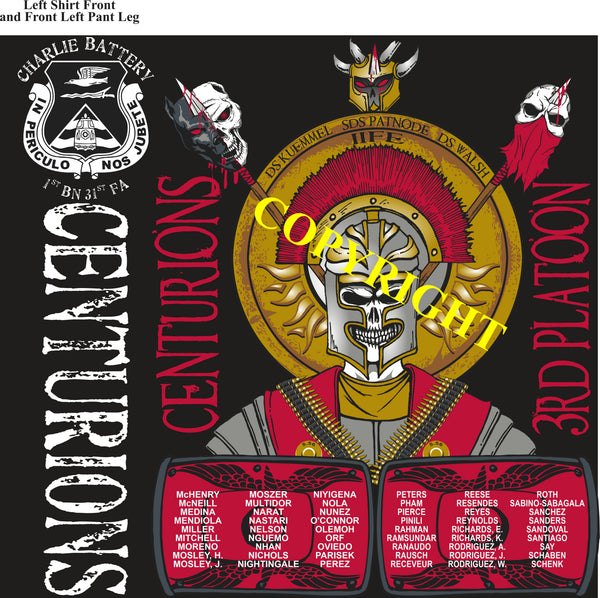 Platoon Items (2nd generation print) CHARLIE 1st 31st CENTURIONS NOV 2 ...